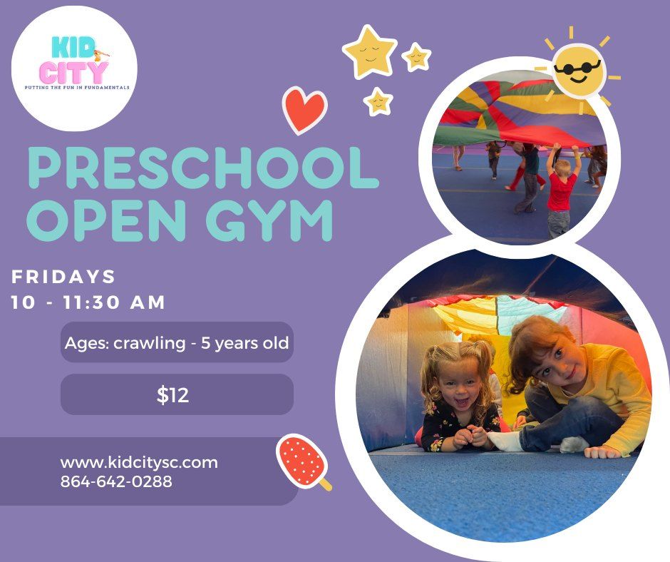 Preschool Open Gym!, Kid City Anderson, February 2 2024 | AllEvents.in