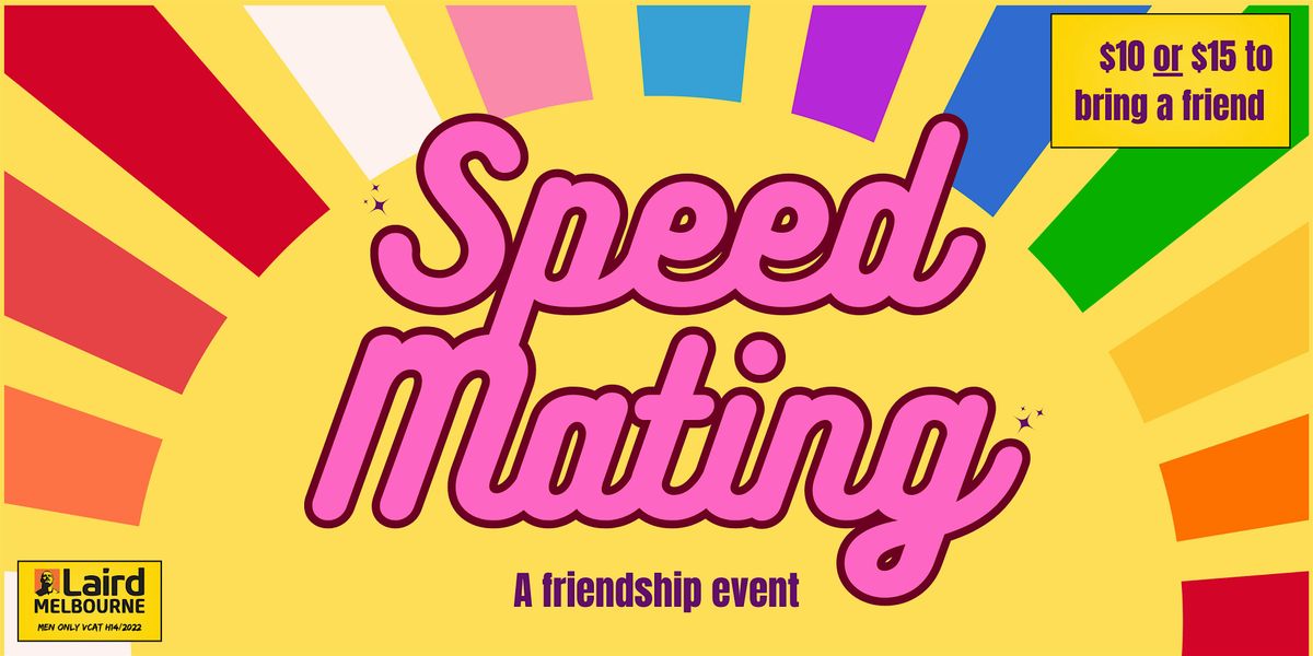 Speed Mating: CIS & Trans Male Edition, The Laird, Abbotsford, 13 ...
