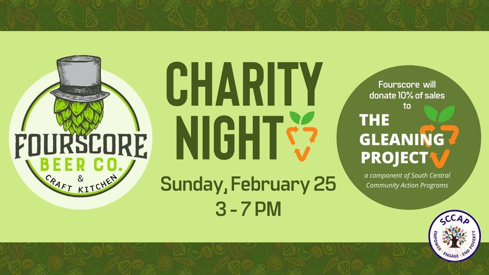 FOURSCORE Charity Event for The Gleaning Project, Fourscore Beer Co ...