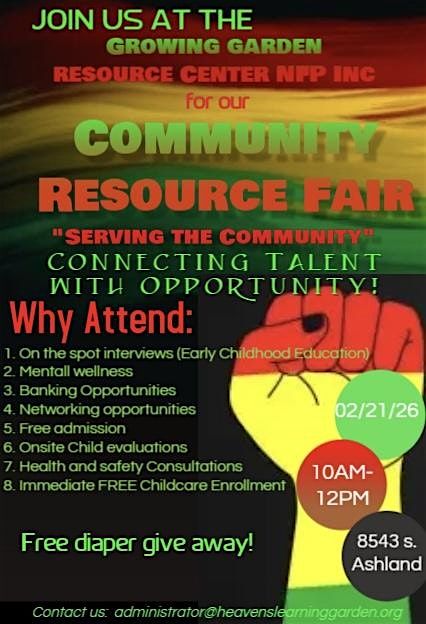Attend Community Resource Fair in Chicago on February 21, 2026 | AllEvents