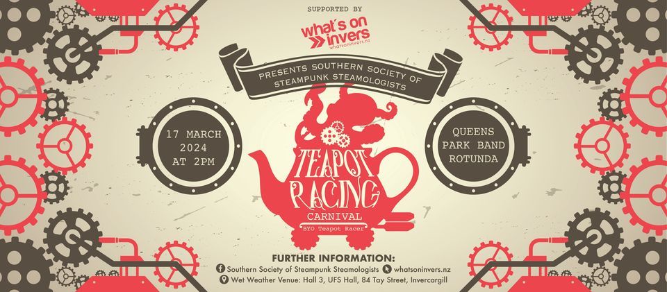 Steampunk Teapot Racing Carnival, Band Rotunda Roundabout, Queens Park ...