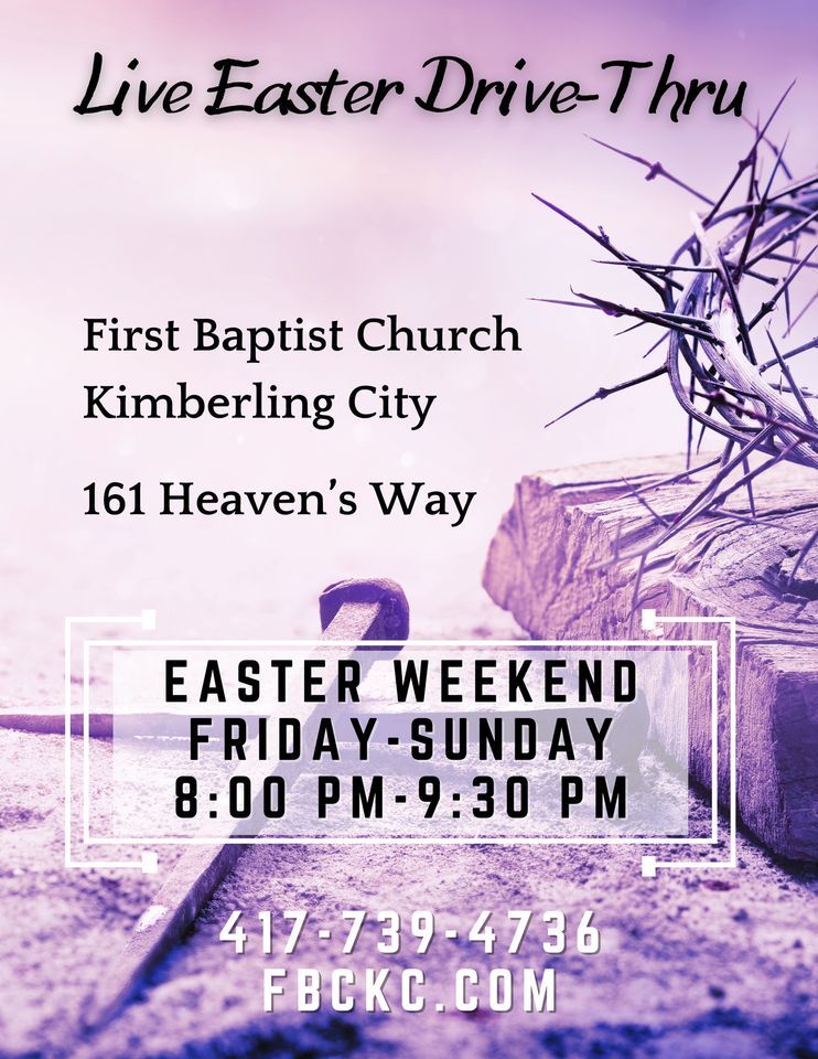 Journey Through Easter: Drive-Thru Experience, 161 Heaven's Way ...