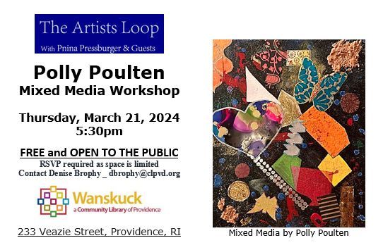 The Artists Loop Mixed Media workshop with Polly Poulten, Wanskuck ...