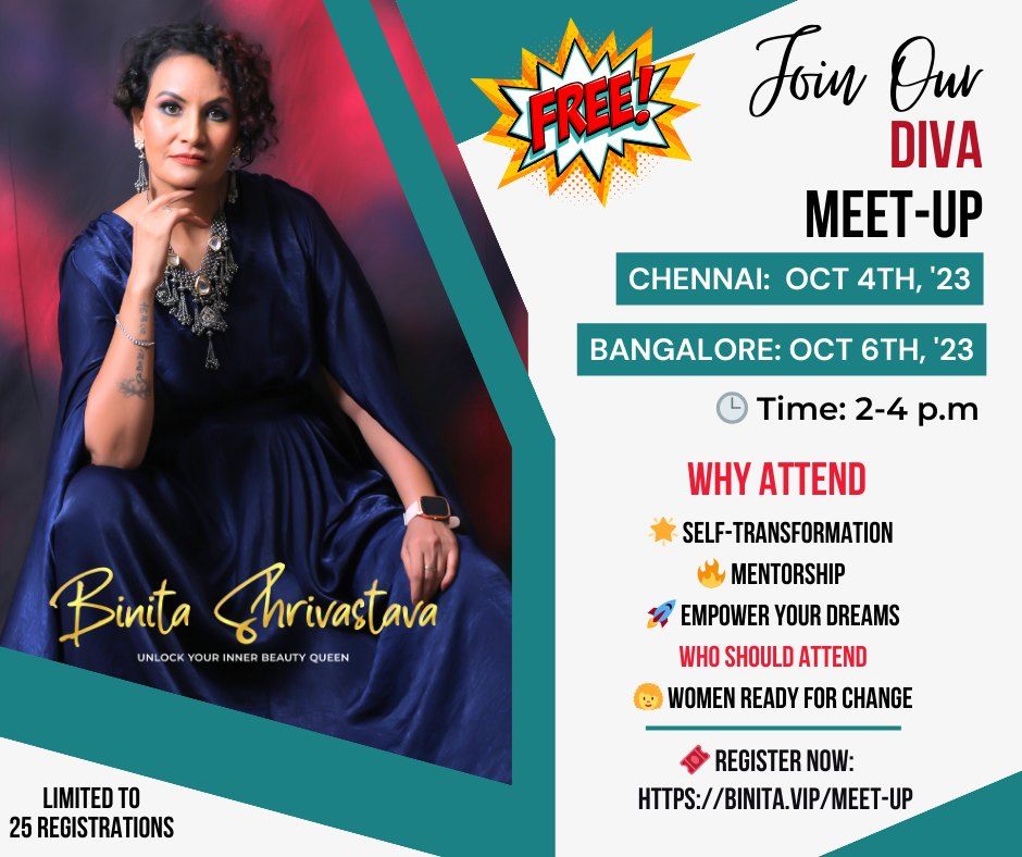 Diva Meet-Up (Bangalore) with Binita Shrivastava, Indias Leading Transformation Coach, Manyata ...
