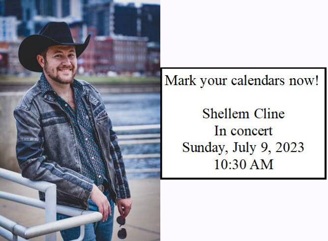 Shellem Cline in concert, Moon's Chapel Baptist Church, Siler City ...