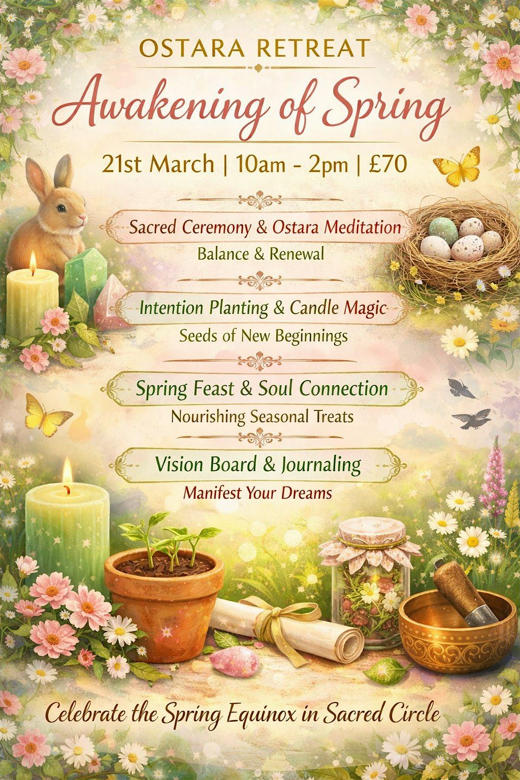 Ostara Retreat - Awakening of Spring, SS8 7EA, Canvey Island, 21 March ...