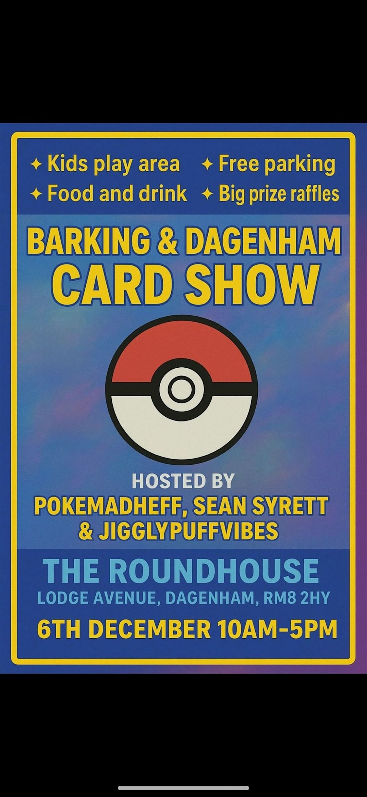 Barking & Dagenham Card Show, Roundhouse Dagenham, 6 December 2025 ...