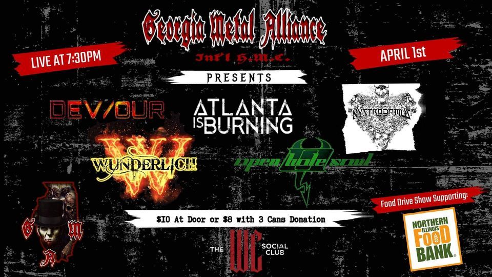 Metal 4 Food: Nystrodamus, Wunderlich, Dev/our & more, live in West ...