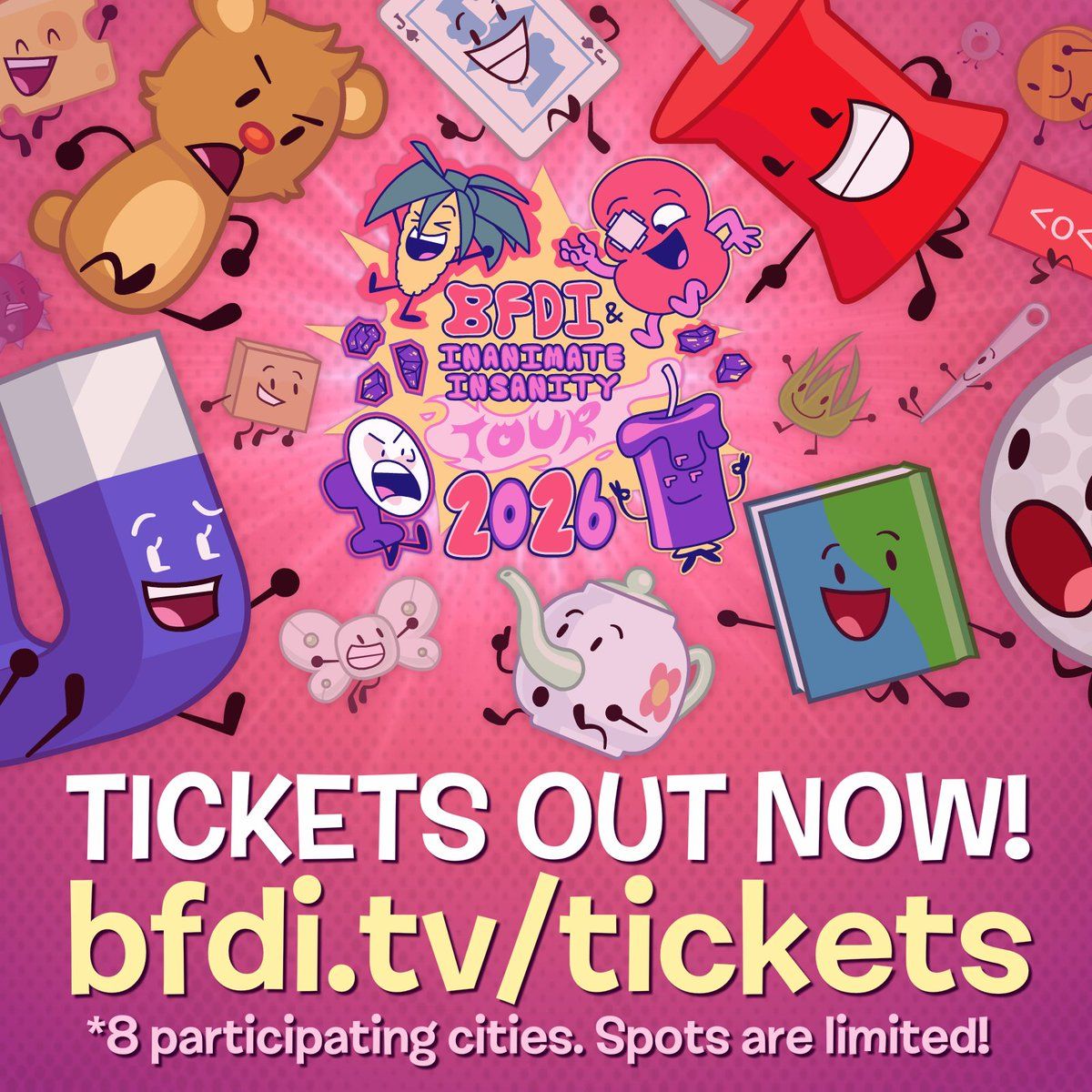 BFDI & Inanimate Insanity – Things to Do in Atlanta | AllEvents