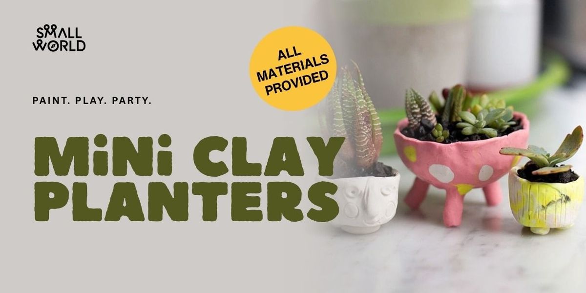 Mini Clay Planters, CBD Central Bar District: Bengaluru, Bangalore, 31 ...