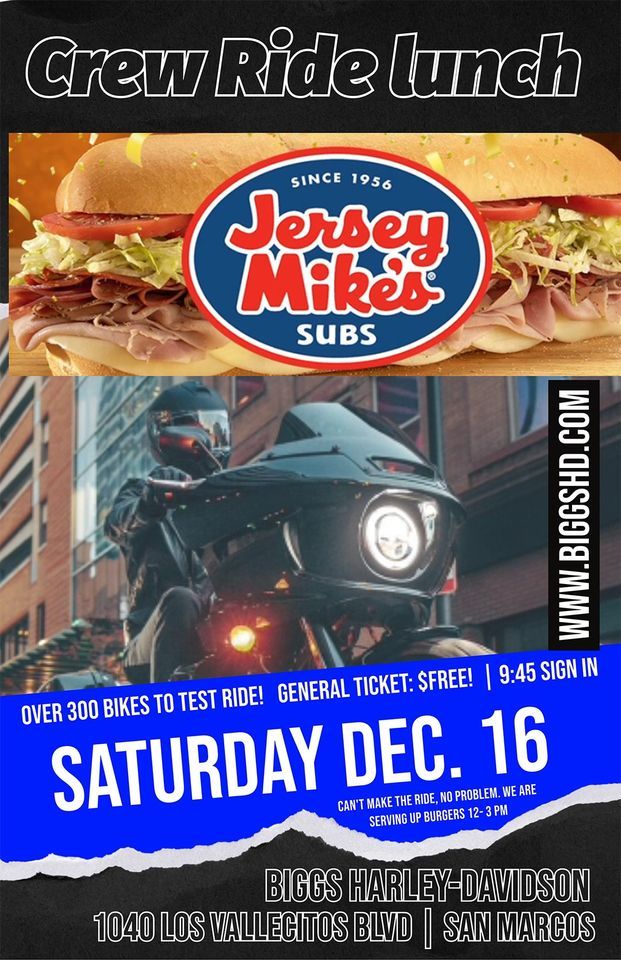 Biggs monthly Free Crew Ride, Biggs Harley-Davidson, San Marcos, 16 ...