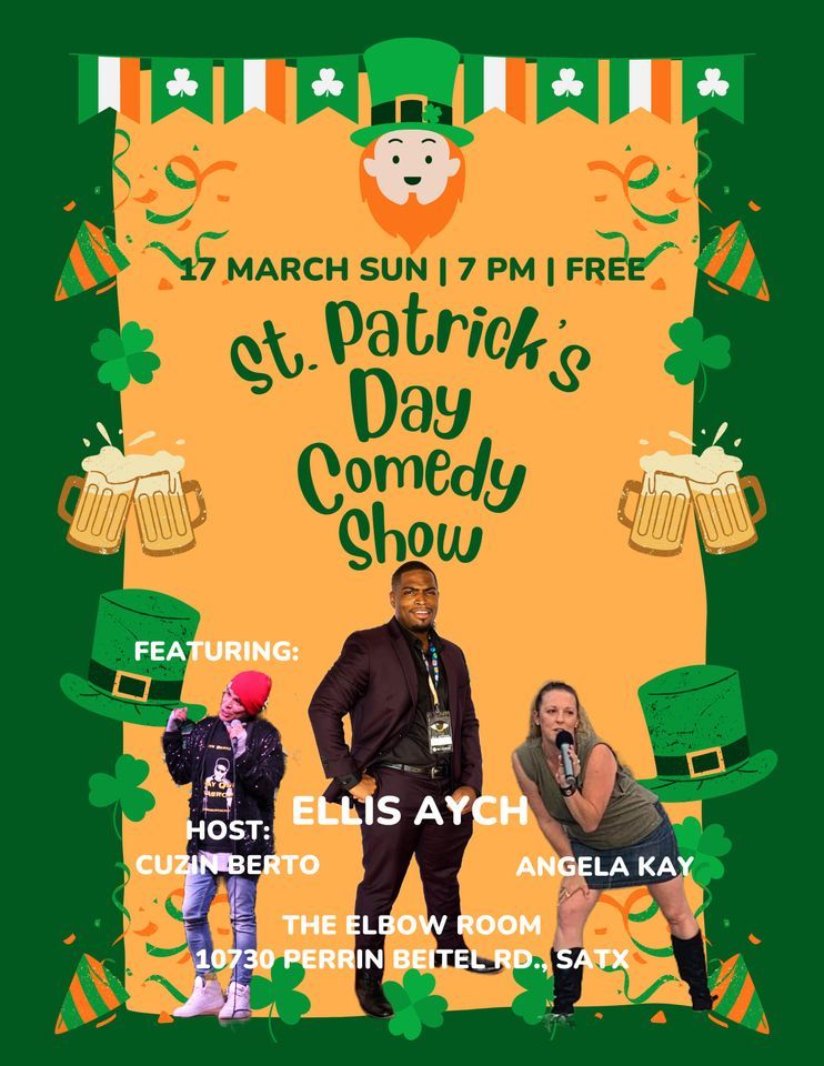 St. Patricks Day Comedy Show , The Elbow Room Karaoke Lounge, Live Oak ...