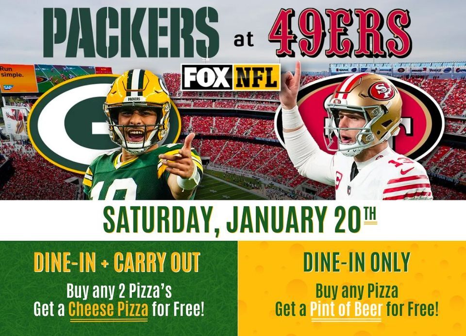 Divisional Play-Offs: Packers vs. 49ers, The Grumpy Troll, Mount Horeb ...