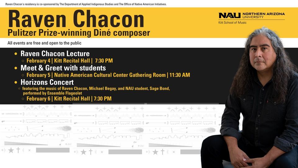 Raven Chacon at NAU, Kitt Recital Hall, Flagstaff, 4 February 2024 ...