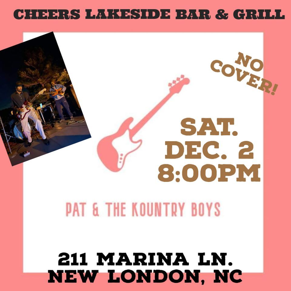 Pat & The Country Boys, Cheers Lakeside Bar & Grill, New London, 2 ...