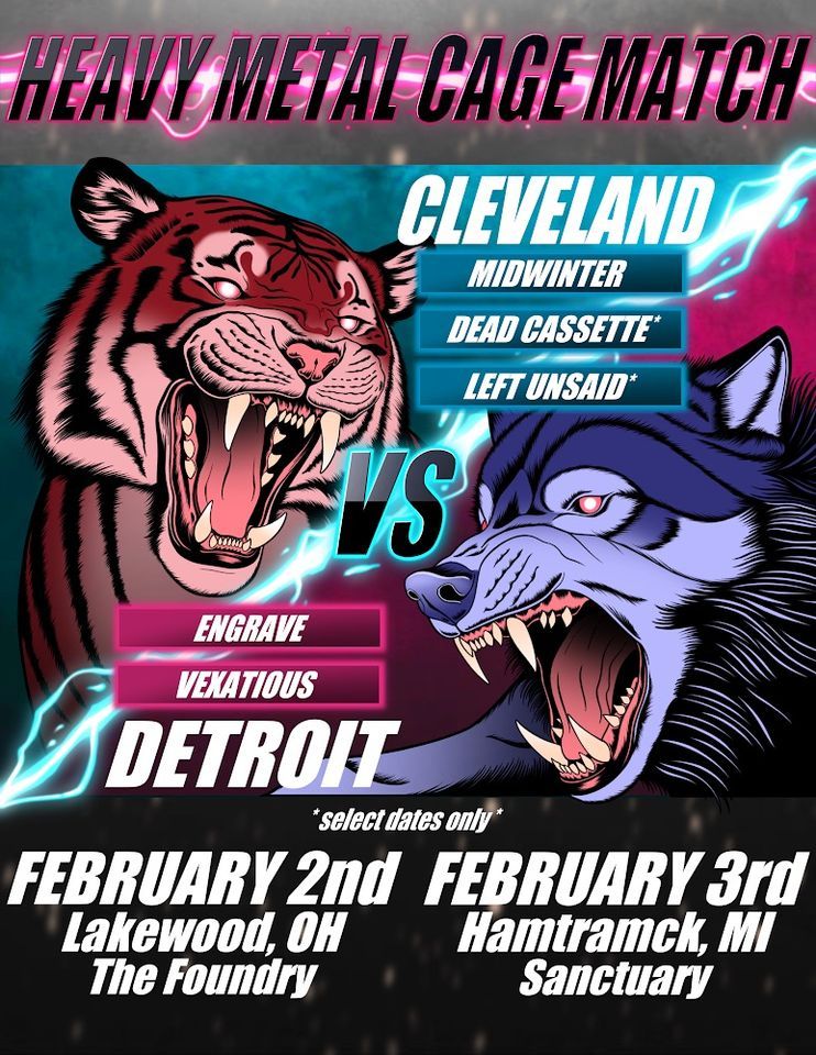 Heavy Metal Cage Match: Cleveland vs Detroit, Sanctuary Detroit ...