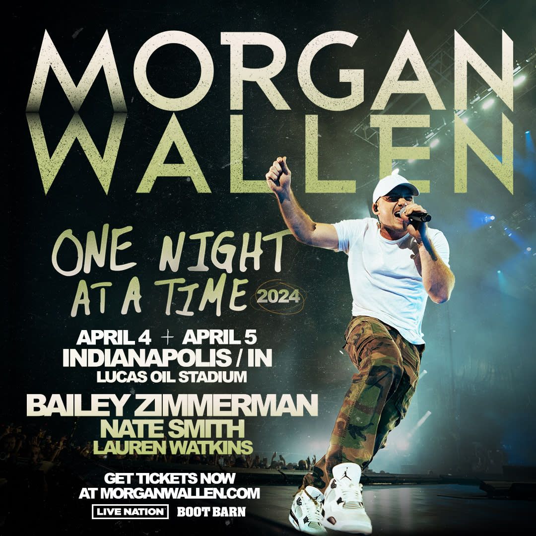 Morgan Wallen Bailey Zimmerman Nate Smith & Lauren Watkins, Lucas Oil ...