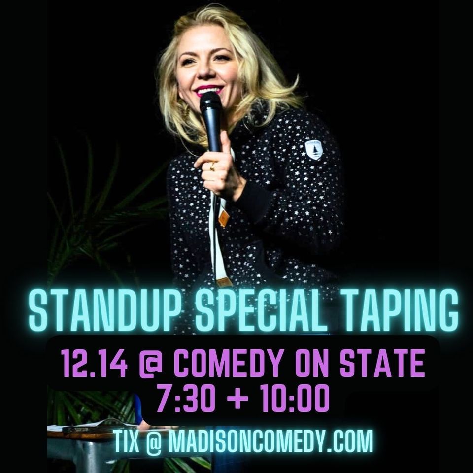 Lisa Curry filming her first standup special!, Comedy on State, Mc ...