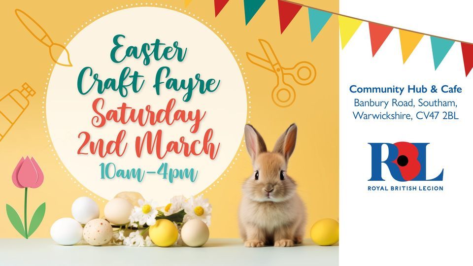 Easter Craft Fayre, The Community Hub & Café, Leamington, March 2 2024 ...