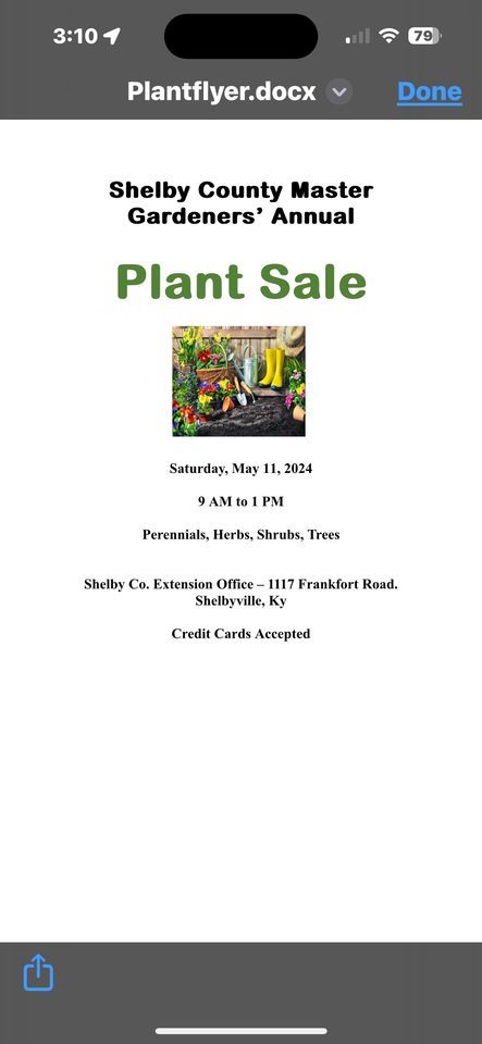 SCMG Plant Sale, Shelby County Cooperative Extension, Shelbyville, 11 May 2024 | AllEvents.in
