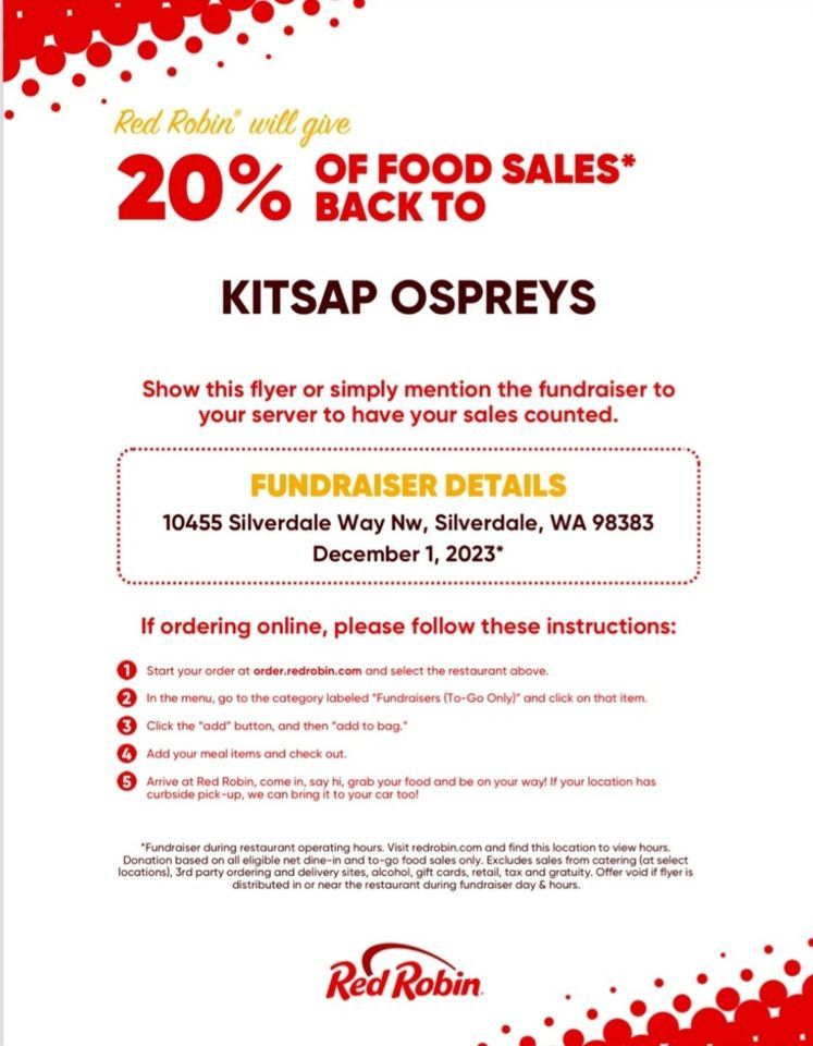 Red Robin Holiday fundraiser , Red Robin Gourmet Burgers (Silverdale ...