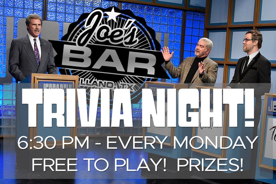 Monday Night Trivia, Joe's Bar in Llano, 11 December 2023 | AllEvents
