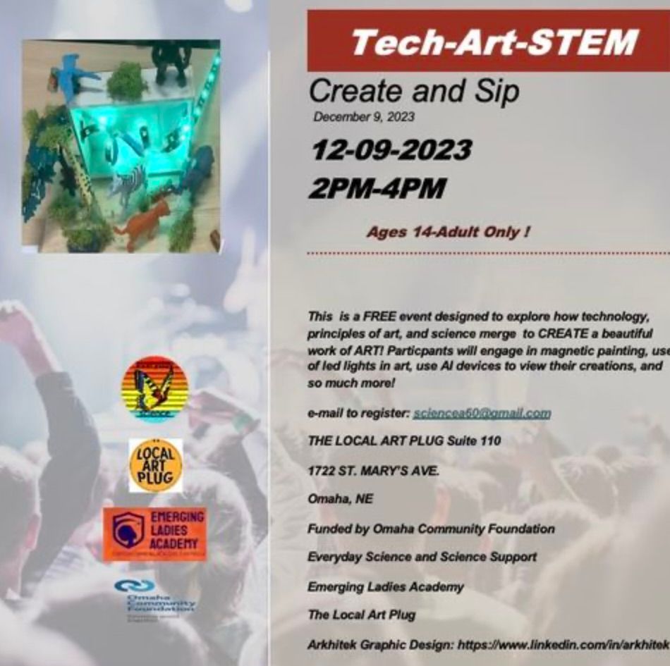 Tech-Art-STEM Create and Sip, 1722 St Marys Ave, Omaha, NE 68102-2517 ...