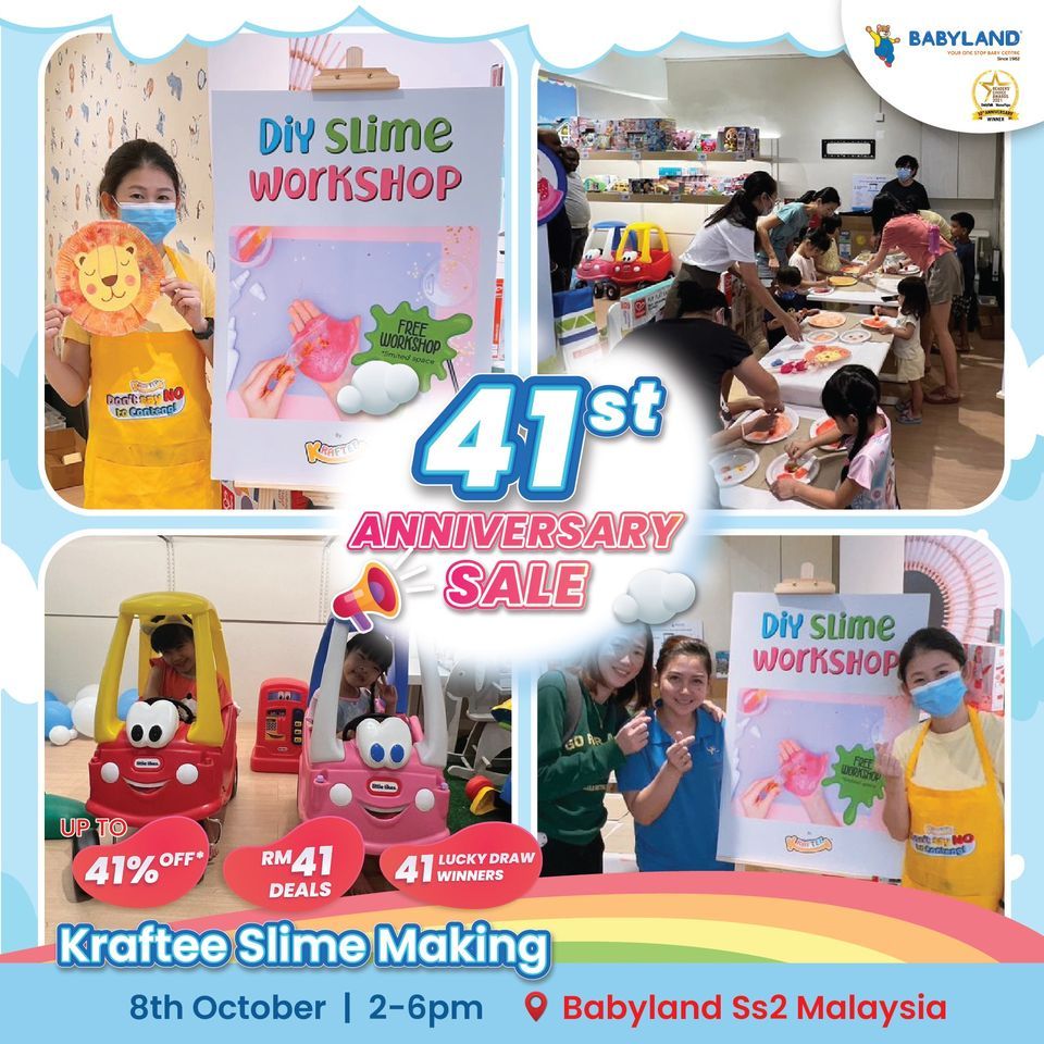 Kraftee x Babyland 41st Anniversary, Babyland Ss2 Malaysia, Petaling ...