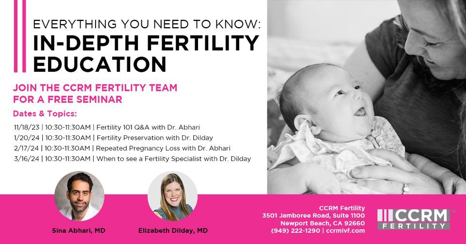 Everything You Need to Know: In-Depth Fertility Education - When to See ...