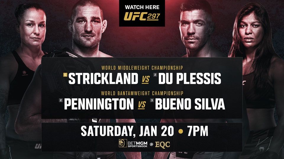 UFC 297: Strickland v. Du Plessis, Rudino's Pizza & Grinders of Cameron ...