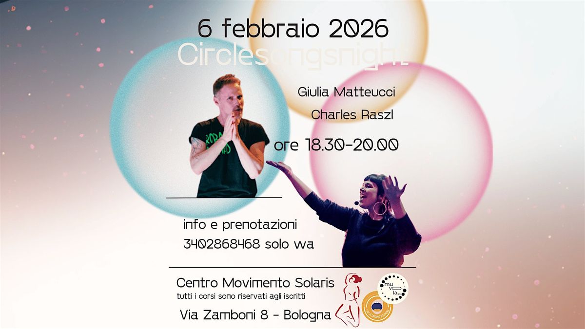 CircleSongs Night con Giulia Matteucci e Charles Raszl, Via Zamboni, 8 ...