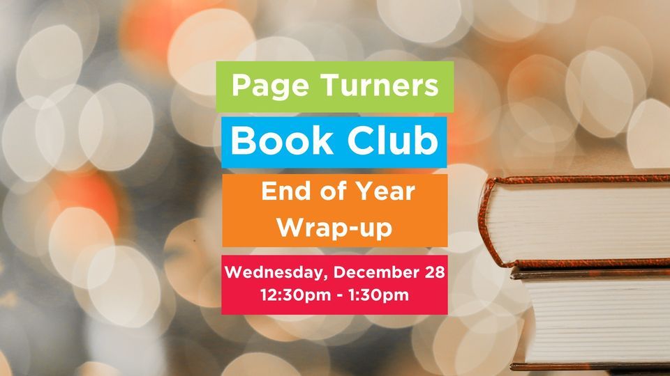 Page Turners Senior Book Club: End-of-Year Wrap-up, Charles Page ...