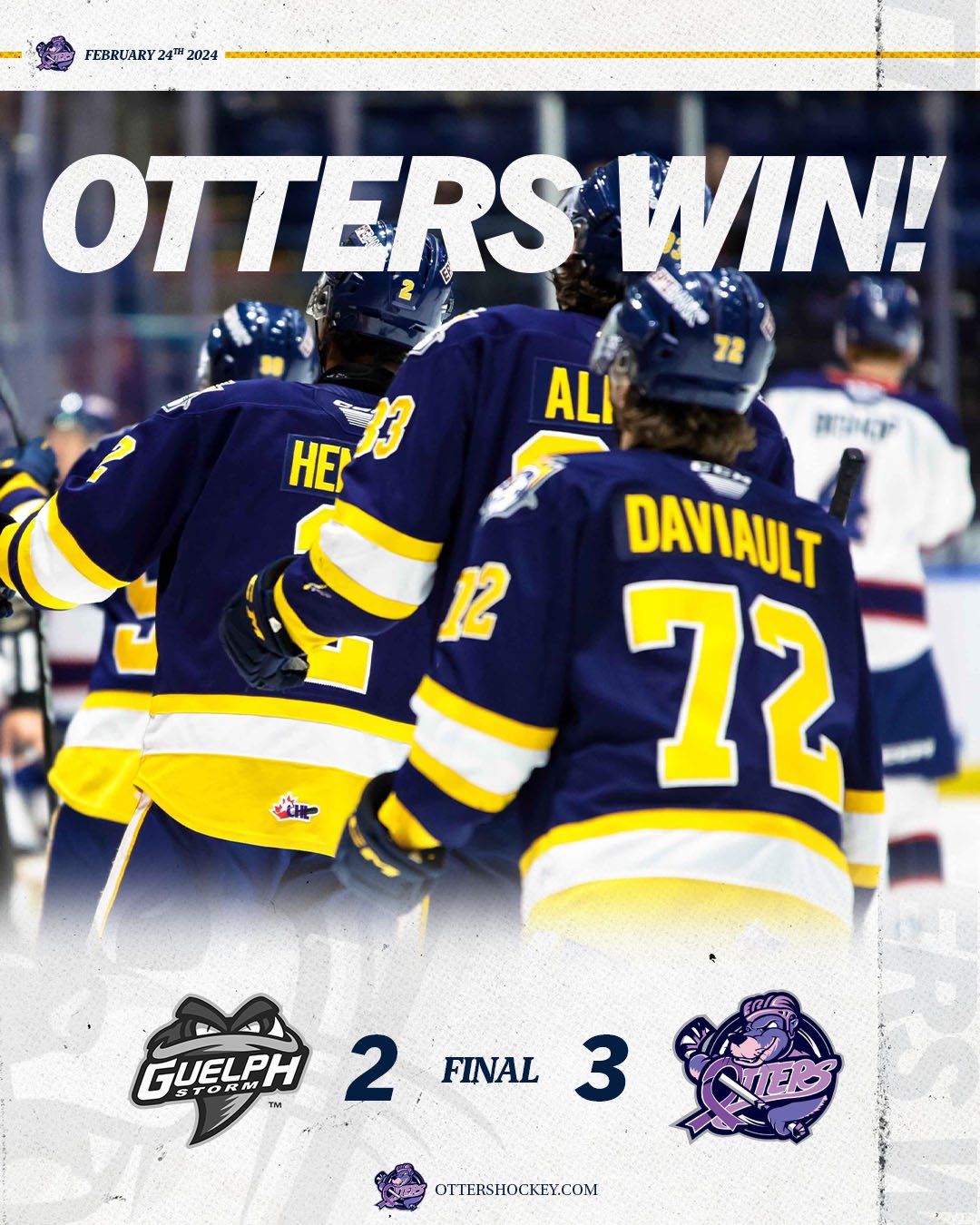 Erie Otters vs. Guelph Storm, Erie Insurance Arena, 29 October to 20 ...