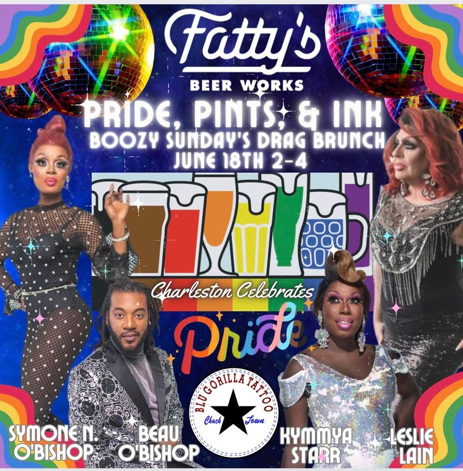 Pride, Pints, and Ink Drag Brunch, Fatty's Beer Works, Charleston, June ...