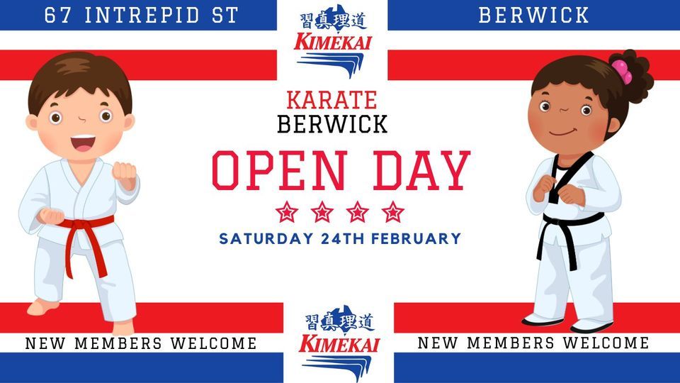 Open Day at Kimekai Karate Berwick, 67 Intrepid St, Berwick VIC 3806 ...