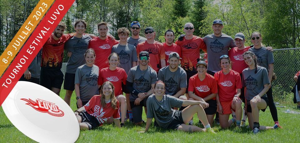 Tournoi estival LUVO 2023, Parc Ultimate Val-d'Or, 8 July to 9 July ...