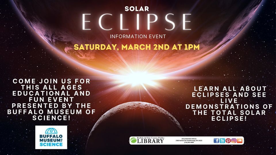 Solar Eclipse Information Event, Anna M. Reinstein Memorial Library ...