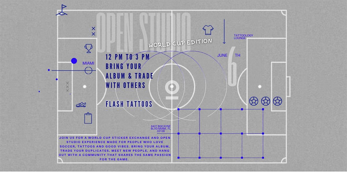 World Cup sticker exchange and open studio experience, Tattoology ...