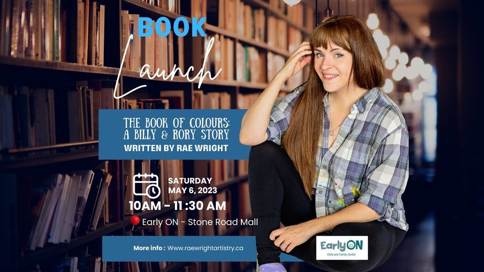 Book Launch at EarlyON!, Stone Road Mall, Guelph, 6 May 2023 | AllEvents.in