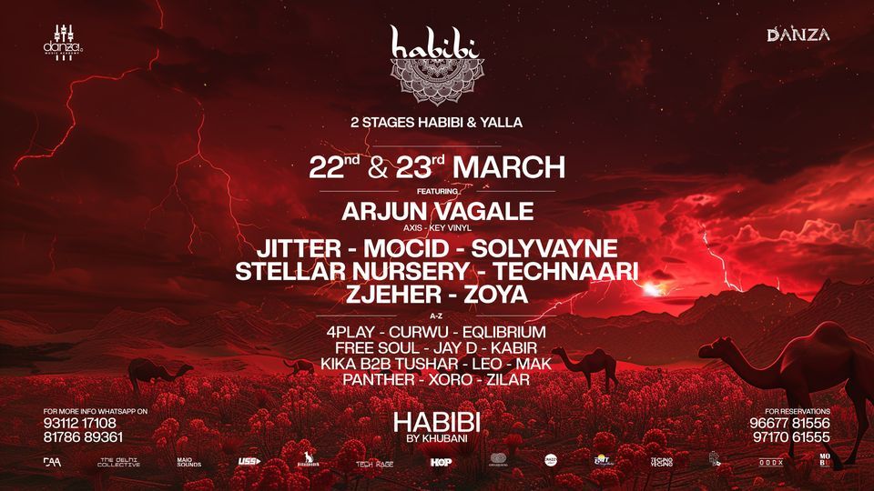 Habibi x danza - Arjun vagale (axis), Habibi - Delhi, New Delhi, 23 ...