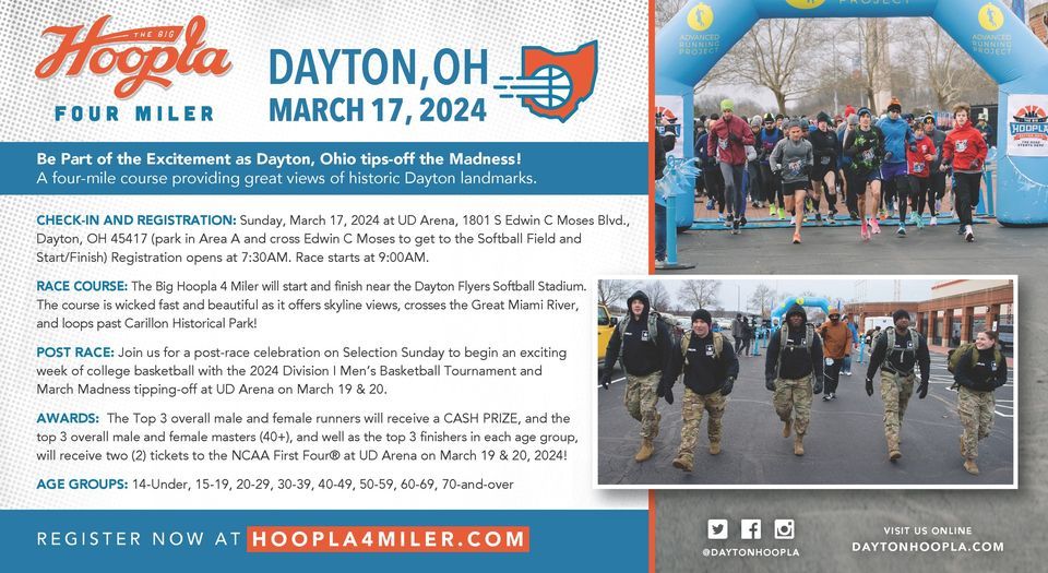 2024 Hoopla 4 Miler, UD Arena, Dayton, 17 March 2024 | AllEvents