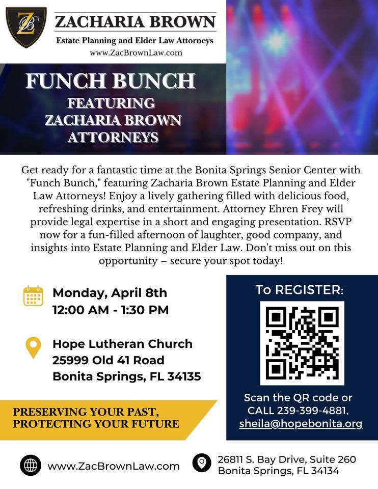 Funch Bunch: Estate Planning & Elder Law, 25999 Old 41 Rd, Bonita ...