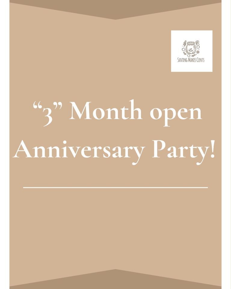 "3" Month Open Party *Bubbles & Bargains*, 1341 W Wisconsin Ave ...