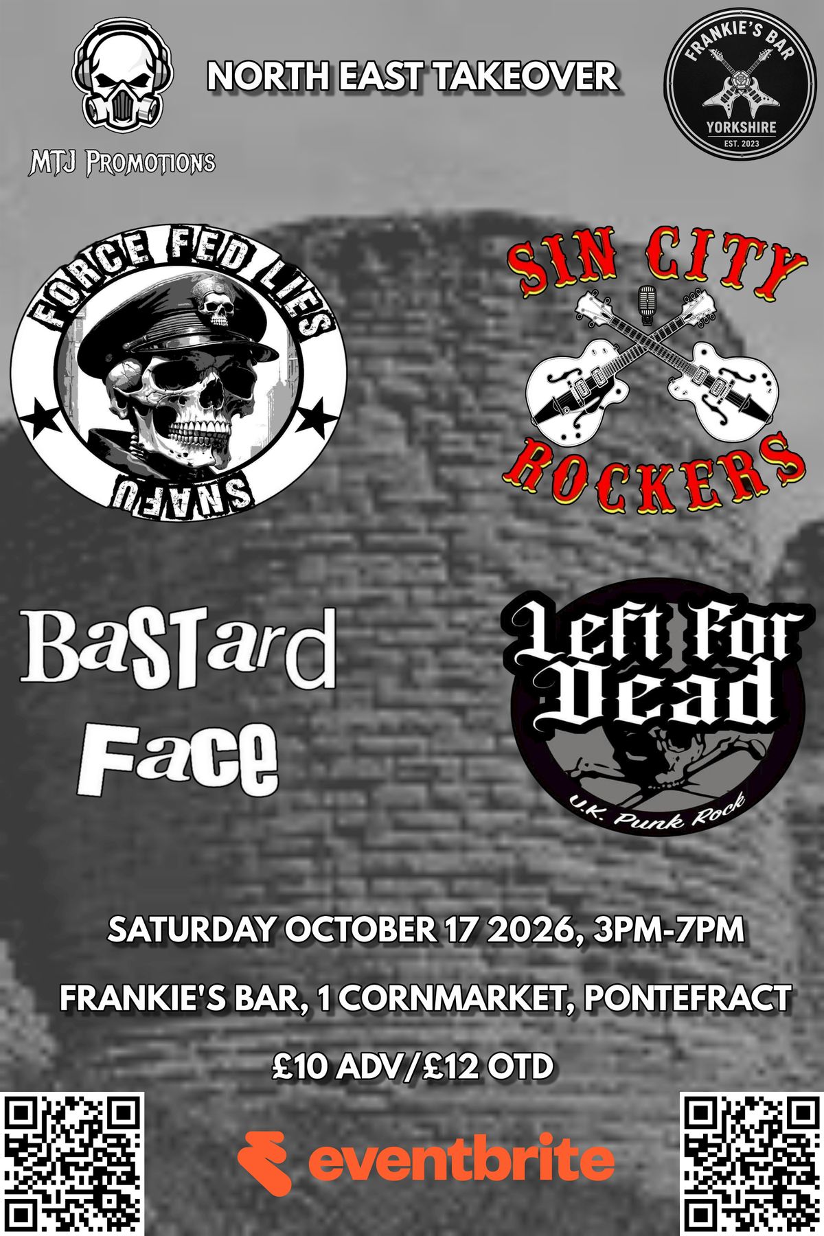 Force Fed Lies, Bastardface, Sin City Rockers, Left For Dead, The ...
