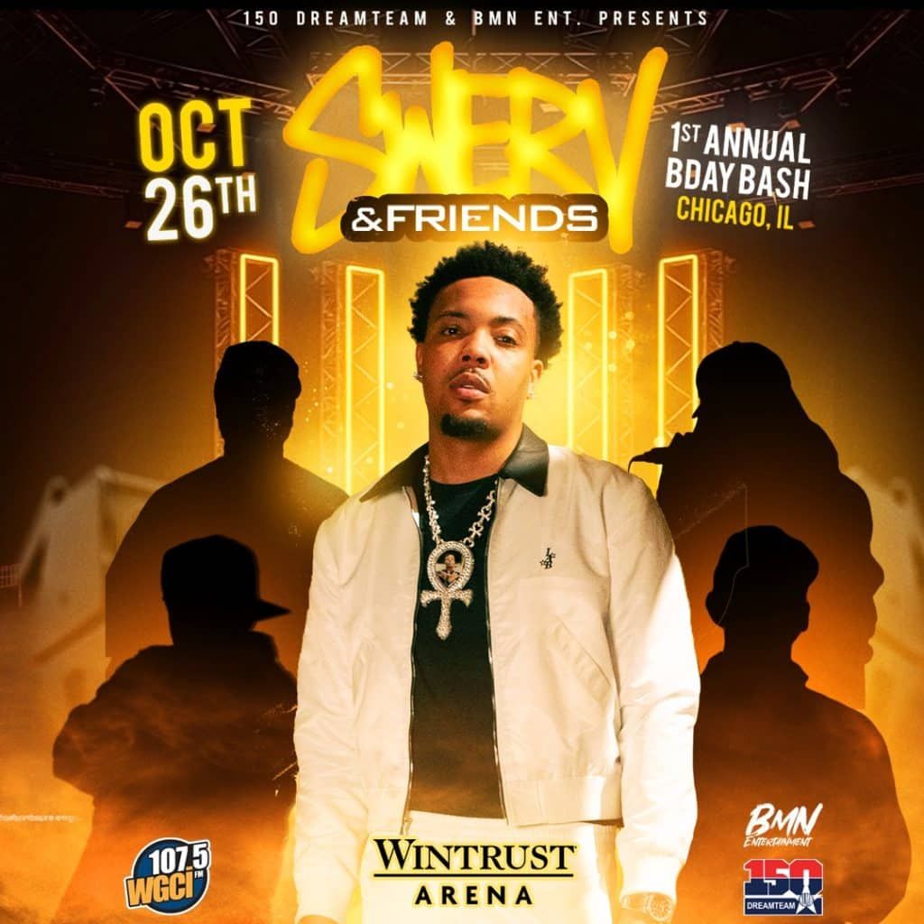Swerv and Friends 1st Annual Birthday Bash - G Herbo at Wintrust Arena, Wintrust Arena, Chicago ...