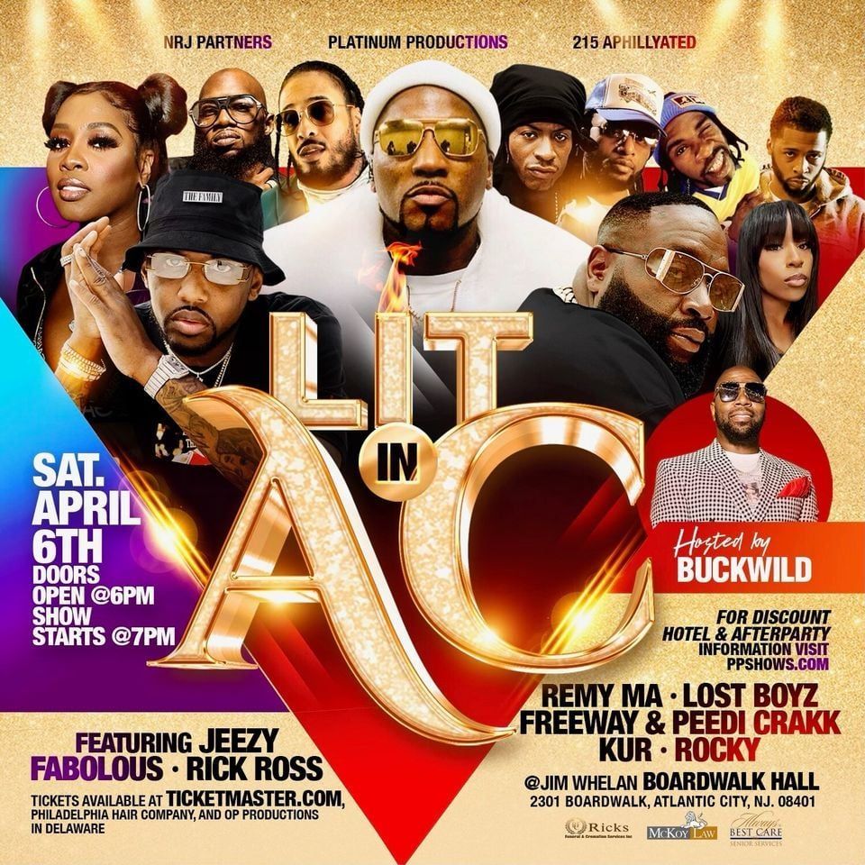 Lit In AC: Jeezy Rick Ross & Remy Ma, Boardwalk Hall Arena - Boardwalk ...