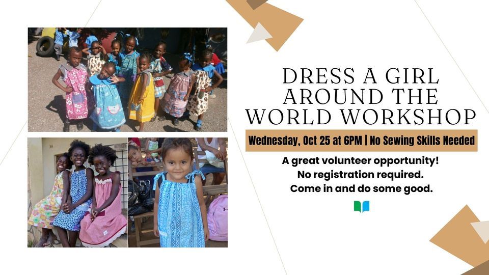 Dress A Girl Around The World Workshop Bridgewater Public Library