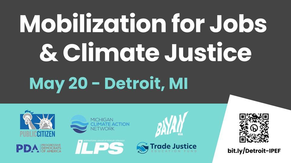 Mobilization for Jobs & Climate Justice, Detroit, Michigan, U.S.A., 20 ...