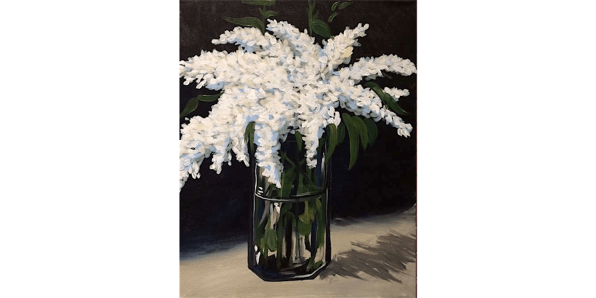 Manets Lilacs in a Vase - Paint and Sip in Chicago | Classpop!™, Pinot ...