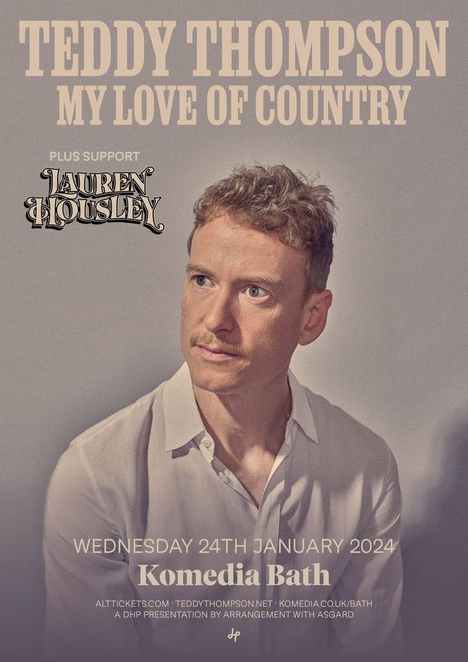 Teddy Thompson live at Komedia, Bath, Komedia Bath, 24 January 2024 ...